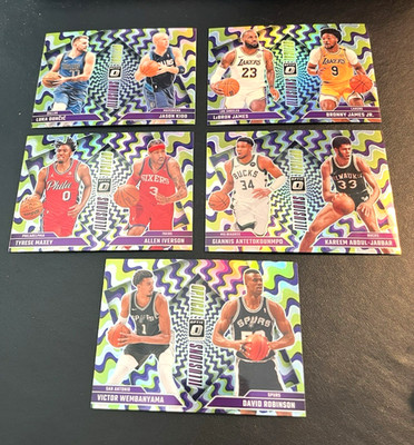 SILVER PRIZM 2024-25 Donruss Optic Basketball OPTICAL ILLUSIONS ...