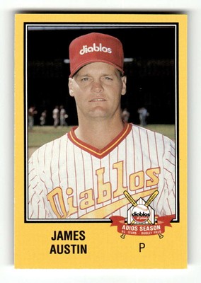 1989 Grand Slam El Paso Diablos 3 James Austin BXCP12 | eBay