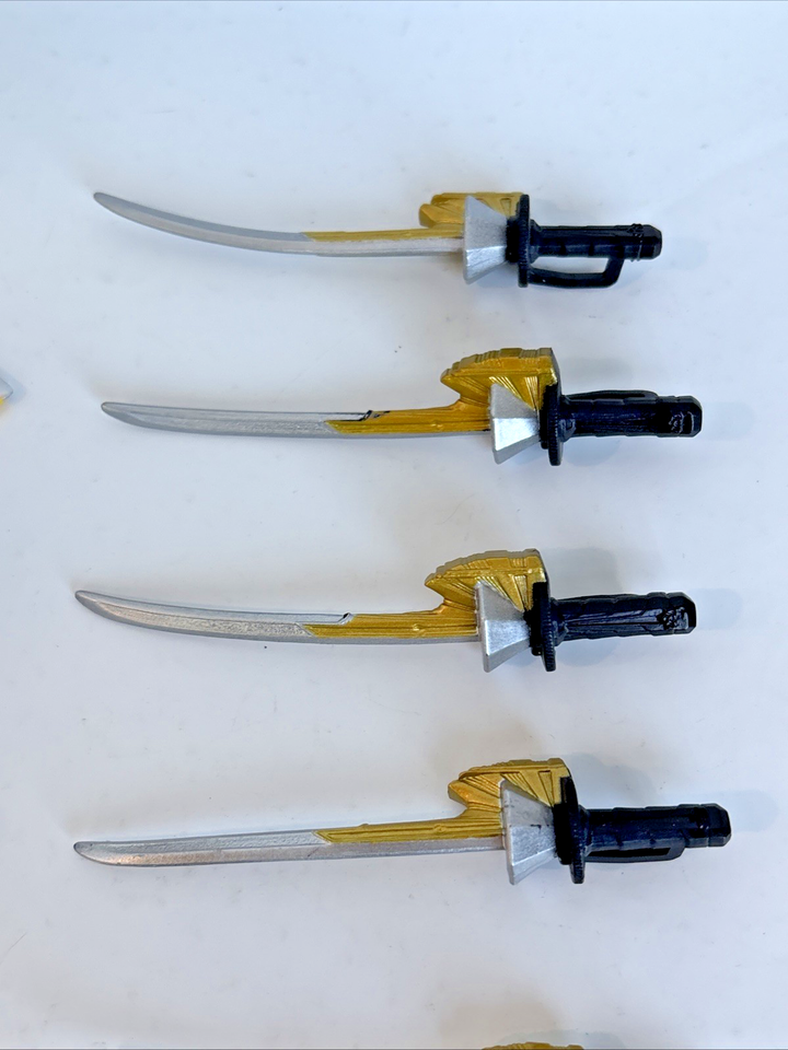 Mighty Morphin' Power Rangers Accessories Lot Swords and More | eBay
