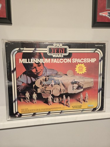 Star Wars 1983 Millennium Falcon New In Box Canadian Graded CAS Q 70 ...
