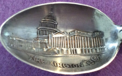Souvenir Spoons - Capitol Washington Dc