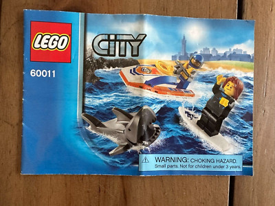 LEGO City 60011 Surfer Rescue ~MANUAL Building Instructions ONLY~ | eBay