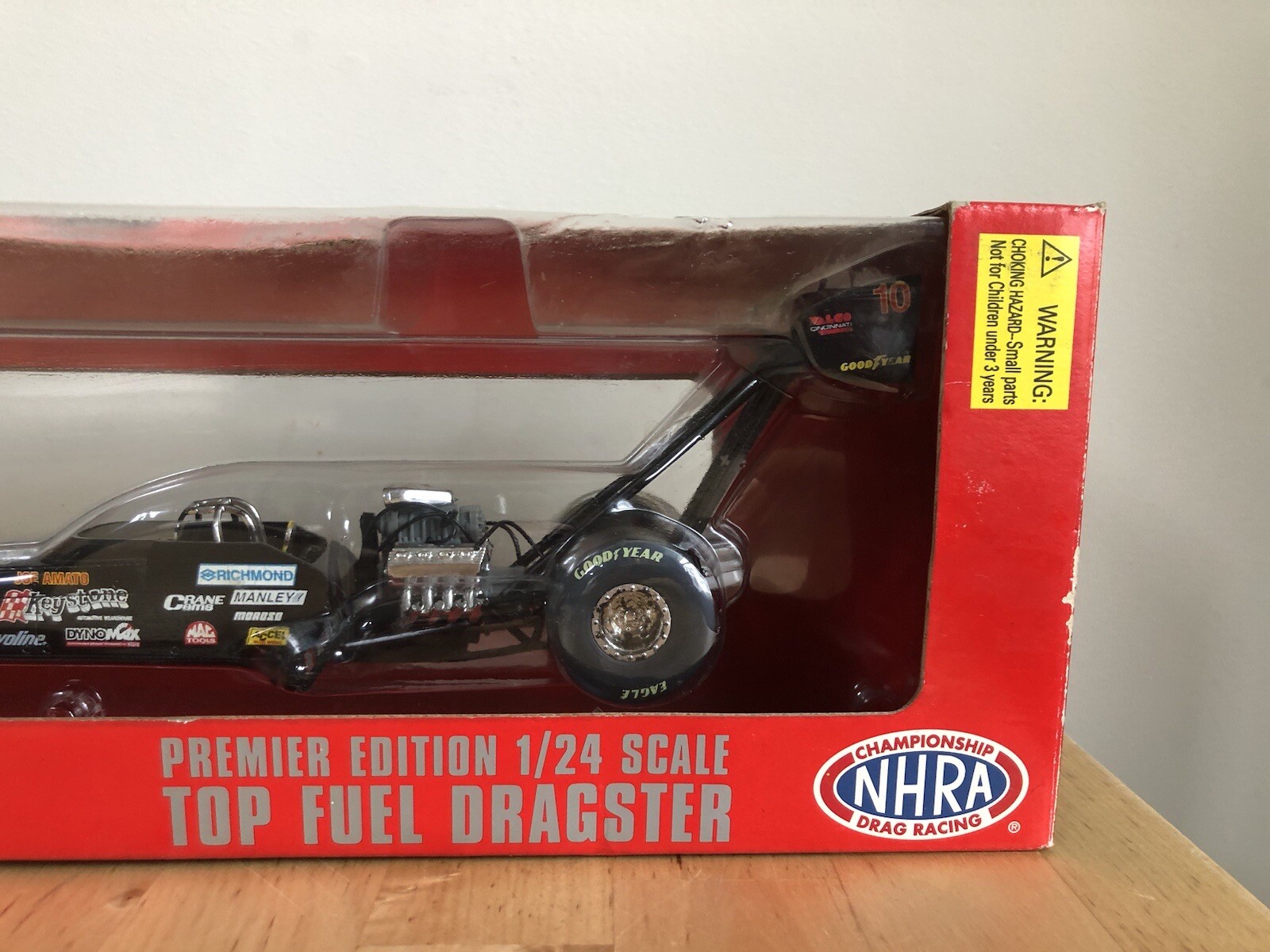 Racing Champions NHRA Drag Racing Car 1:24 Scale Top Fuel Dragster Die ...