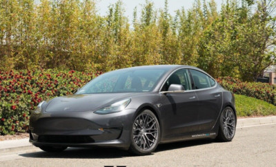 20” AG M520r GRAPHITE METALLIC WHEELS RIMS FOR TESLA MODEL 3 20X9 AND ...