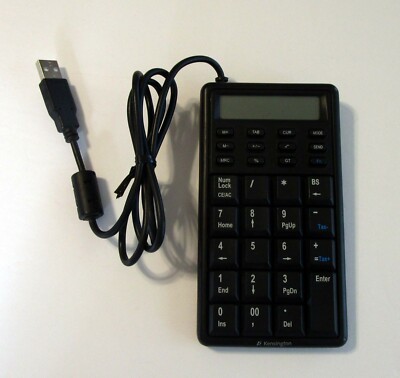Kensington K72274 USB Numeric Keypad with Calculator | eBay