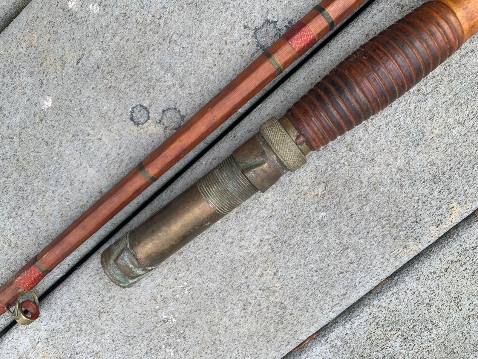 Antique Bamboo fishing rod & Penn Coronado fishing reel (21261) | eBay