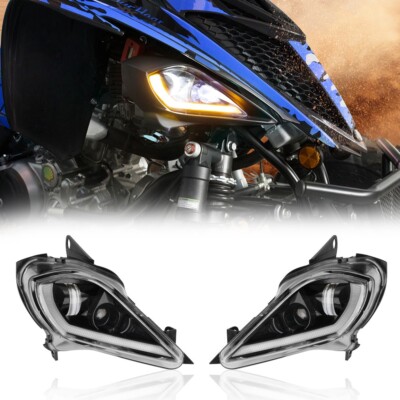 For 2006-2025 YAMAHA YFZ 450 RAPTOR 350 700 700R LED Headlights Set ...