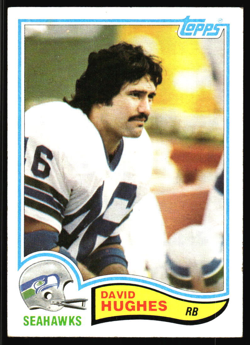 1982 Topps David Hughes Rookie #248 Seattle Seahawks | eBay