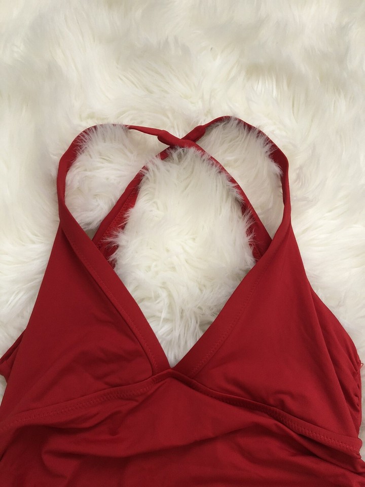 ATHLETA Womens' Red Ruched Tank Top Size Small | eBay