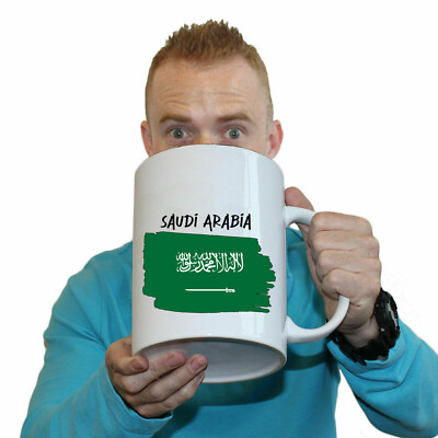 Saudi Arabia Country Flag Nationality Giant Massive 2 Litre Mug ...