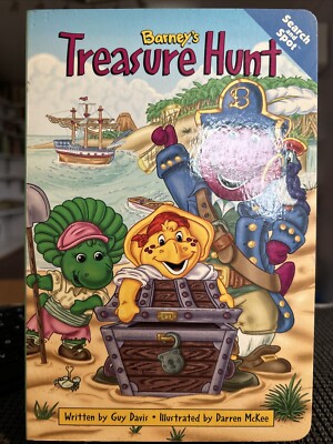 Barney's Treasure Hunt Search and Spot book by The Lyons Group 1997 ...