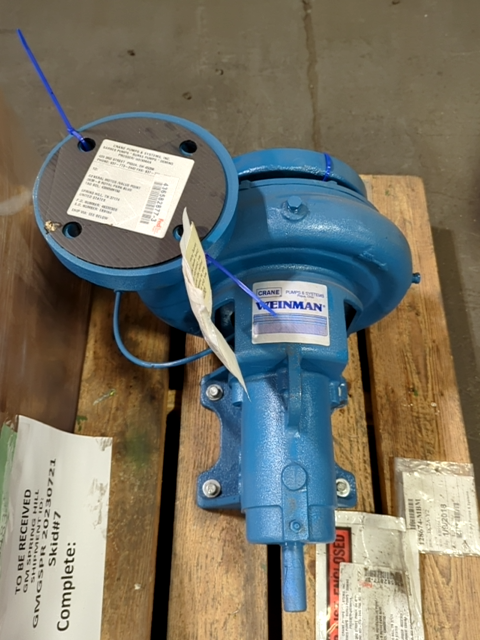 Weinman 3K2A End-Suction Centrifugal Pump 4" Inlet x 3" Outlet - New No ...