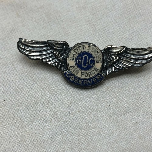 Vintage United States Air Force Observer Winged Pin | eBay