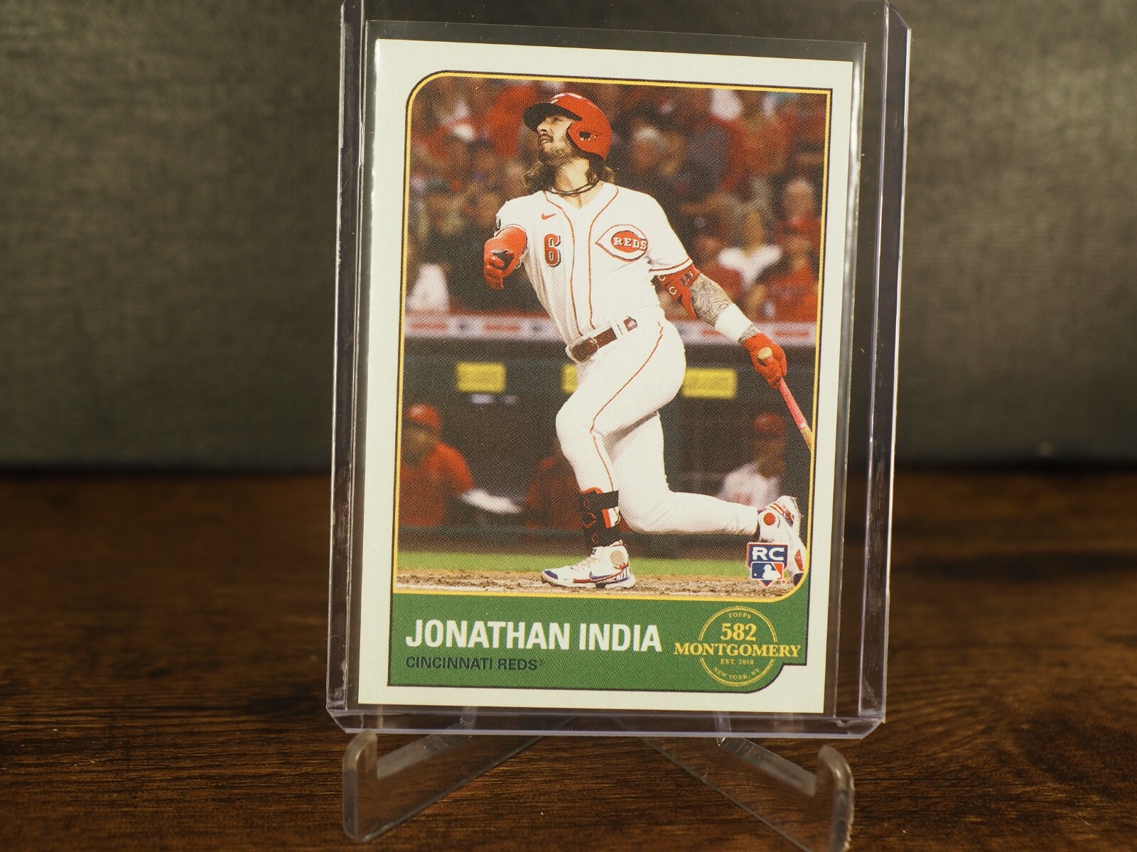 2022 Topps Montgomery Club JONATHAN INDIA Rookie Card RC Set 1 582 Reds ...