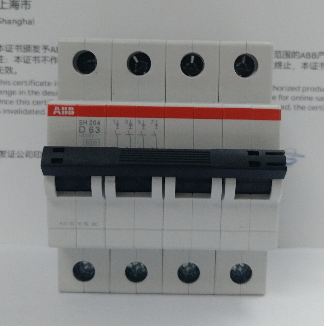 ABB Miniature Circuit Breaker SH204-D63 4P 63A | eBay