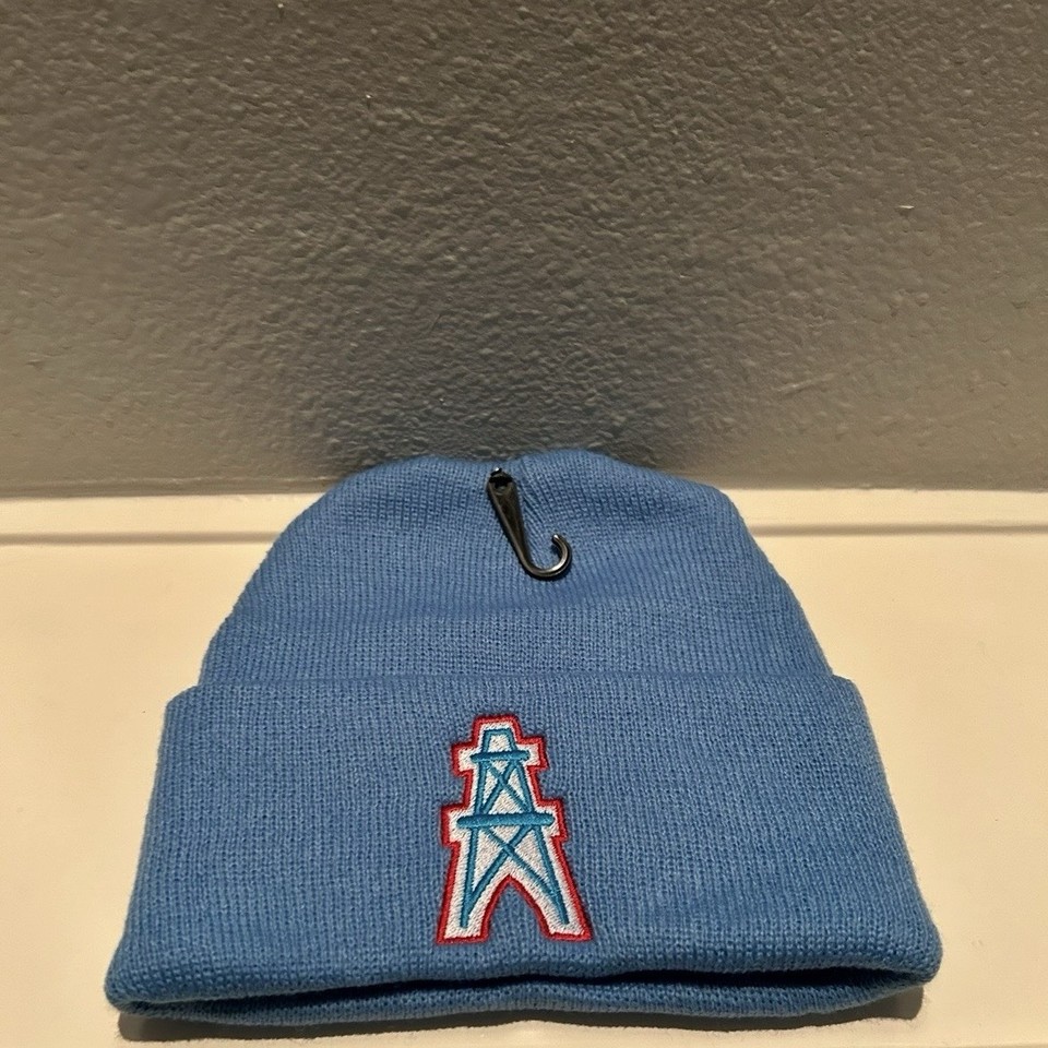 HOUSTON OILERS DERRICK BEANIES (oilerblue..black..white..red..gray ...
