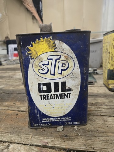 VINTAGE STP OIL TREATMENT CAN ANTIQUE | eBay