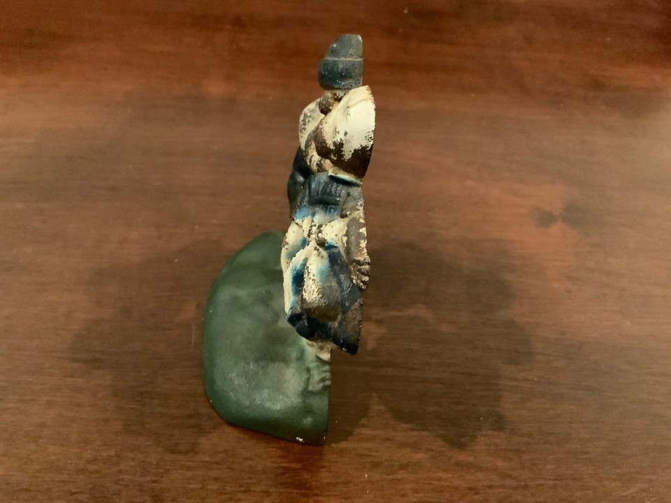 Antique Hubley cast iron door stop #332 5” original paint | eBay