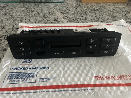 OEM BMW E46 Climate Control Unit Panel Heat AC HVAC 12-button Style w ...