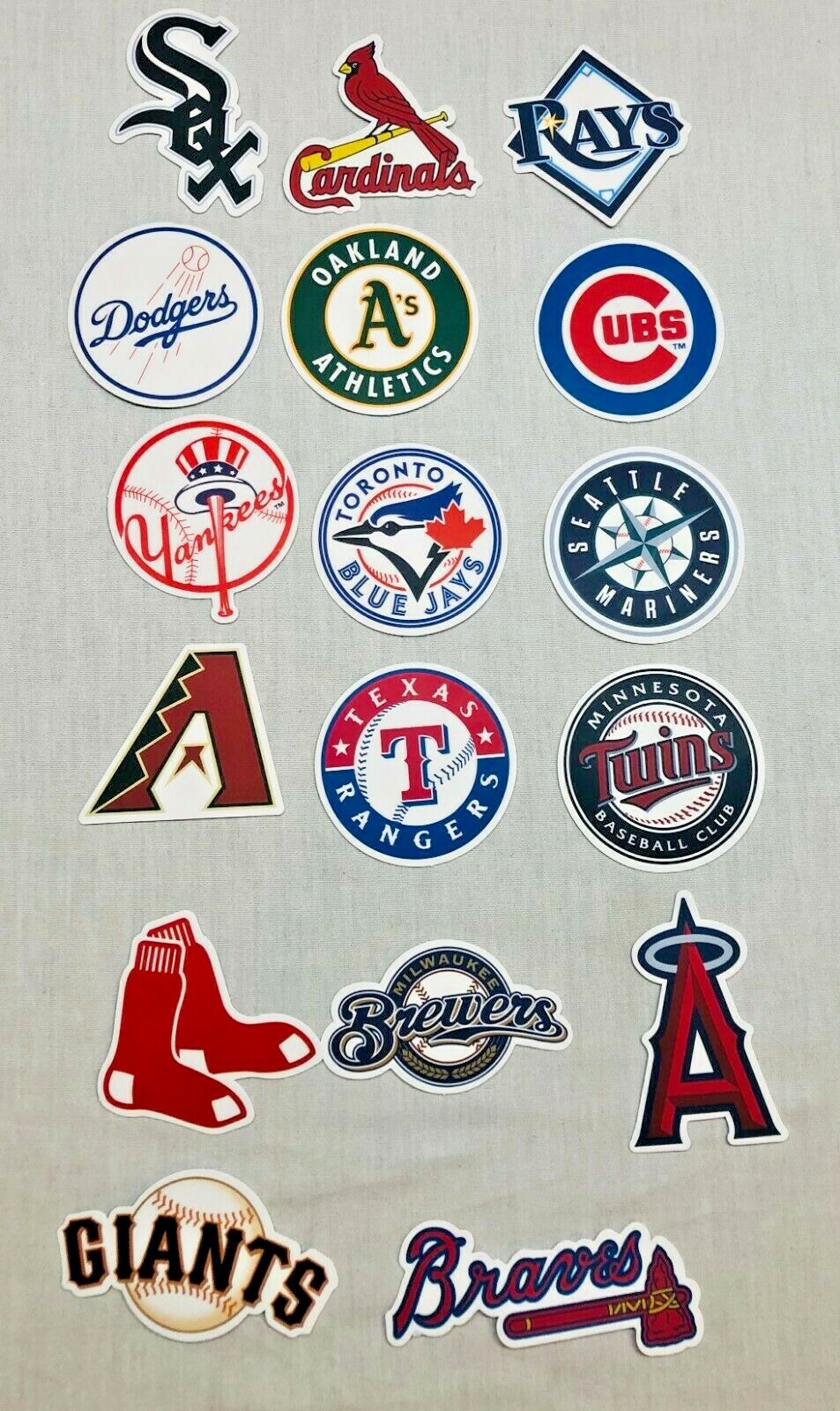 MLB Baseball Team Decal / Sticker Car Decal Luggage Skateboard- Your ...