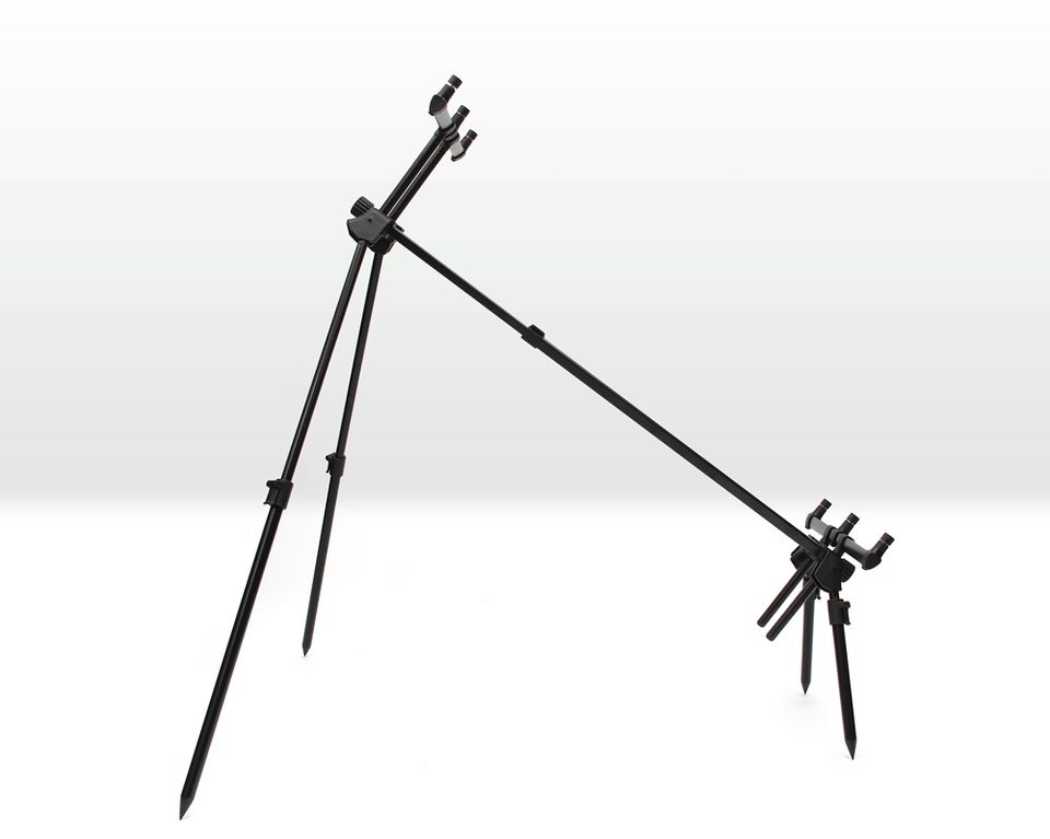 NGT Fishing Carp Rod Pod 3 Rods Rest Stand Adjustable Body And Legs ...