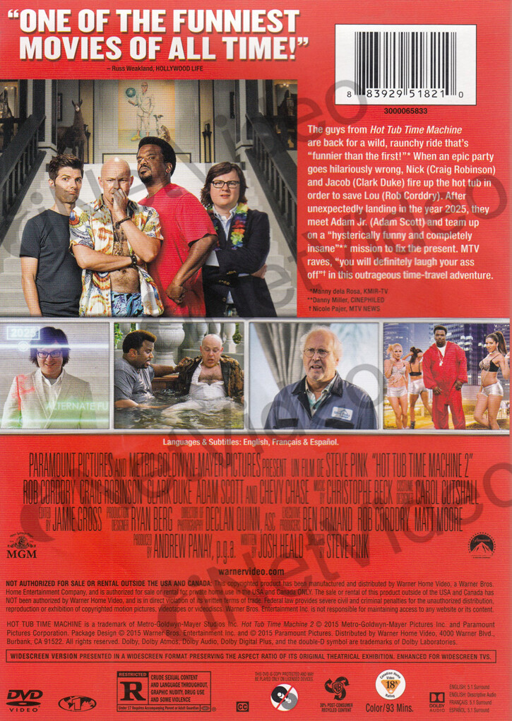 Hot Tub Time Machine 2 Neuf DVD | eBay