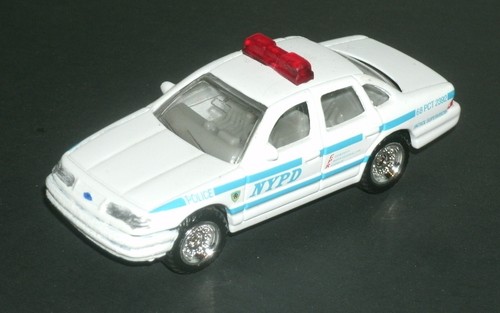 1/64 Scale 1992 Ford Crown Vic P71 NYPD Diecast Police Car CVPI ...