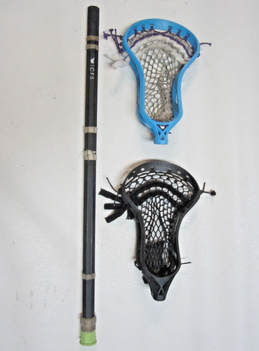 2 ECD MENS LACROSSE HEADS MIRAGE + CUSTOM LACROSSE STICKS 1 CF5 ...