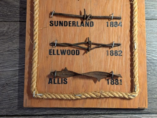 Amos Crouch Antique Barb Wire Collection 1876 - 1881 | eBay