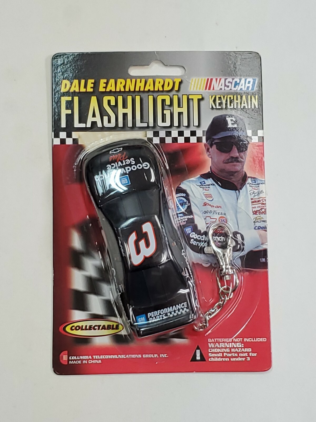 DALE EARNHARDT SR #3 FLASHLIGHT KEYCHAIN NASCAR MADE IN YEAR 2000 NEW ...