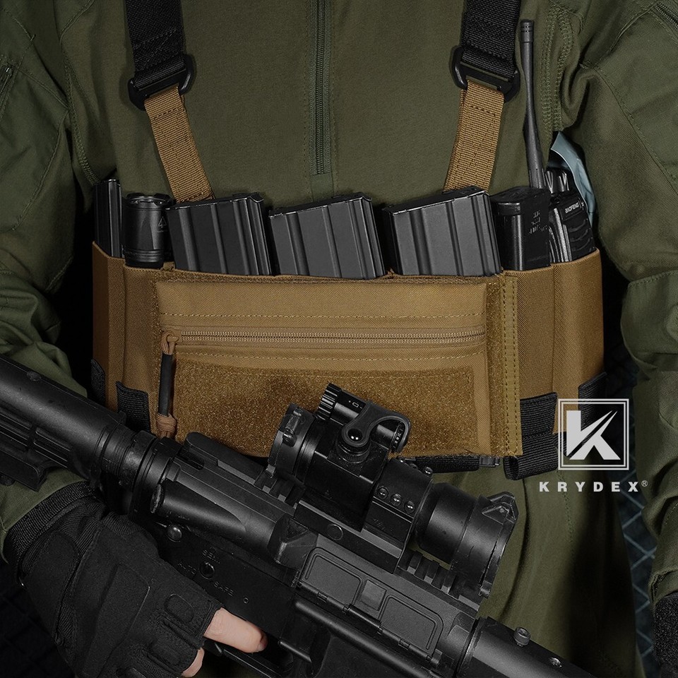 KRYDEX Concealed Carry Low Vis Ready Chest Rig Elastic w/ Main Candy ...