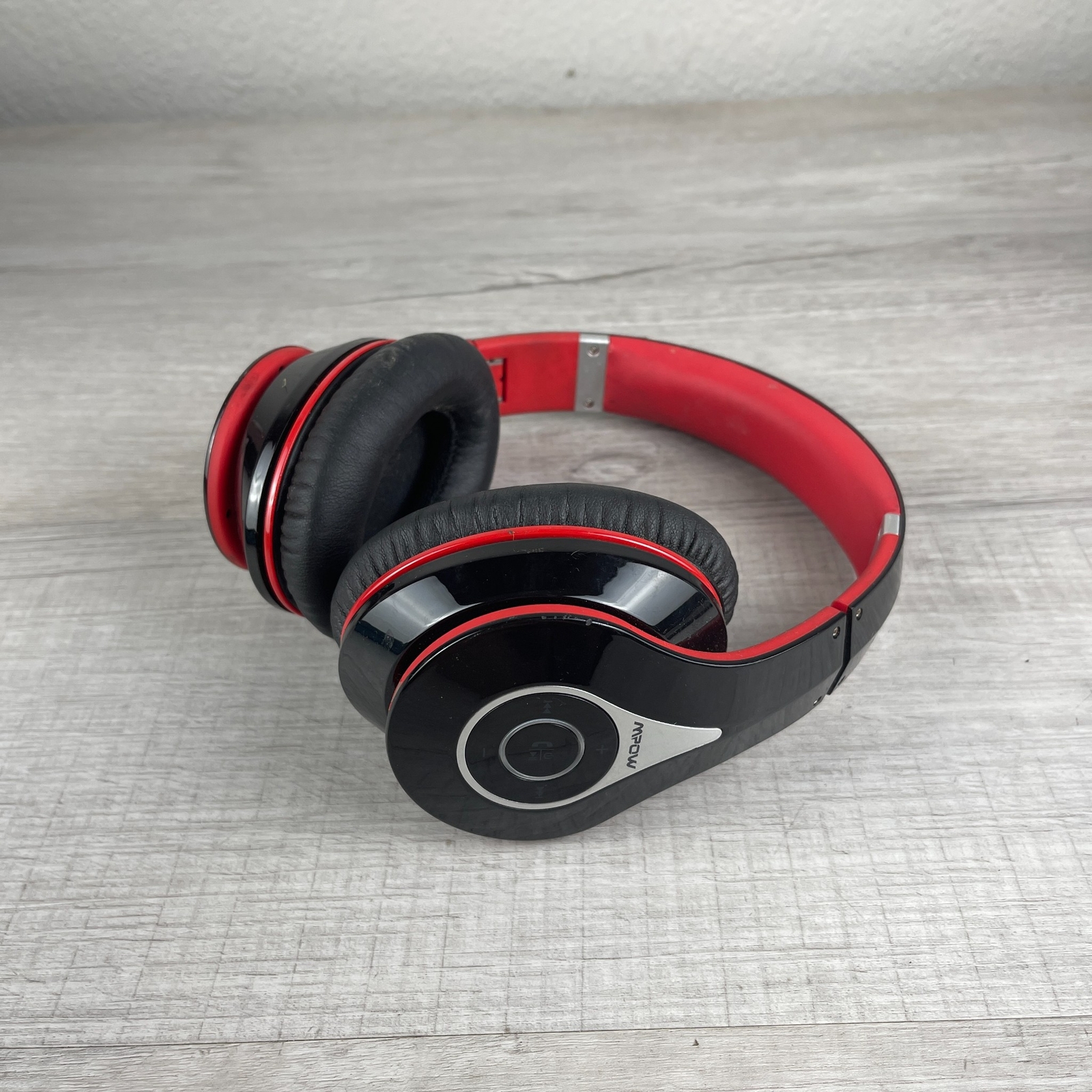 Mpow 204-720621 Black Red Wireless Bluetooth Noise Cancelling Over-Ear ...
