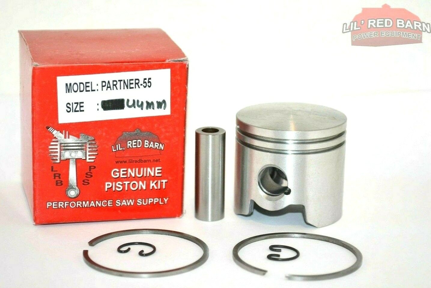 PARTNER 55, S55, S50, F55, P55, F55A PISTON KIT 44MM BORE, REPLACES ...