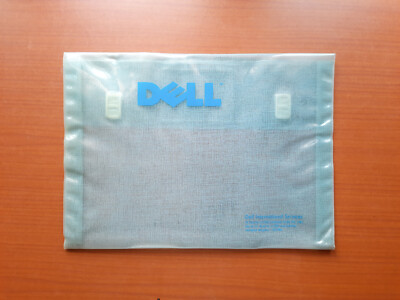 Dell Document File Folder with Hook and Loop Locking Tabs On the Back ...