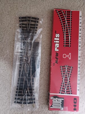 Jouef HO track lot with Remote double slip | eBay