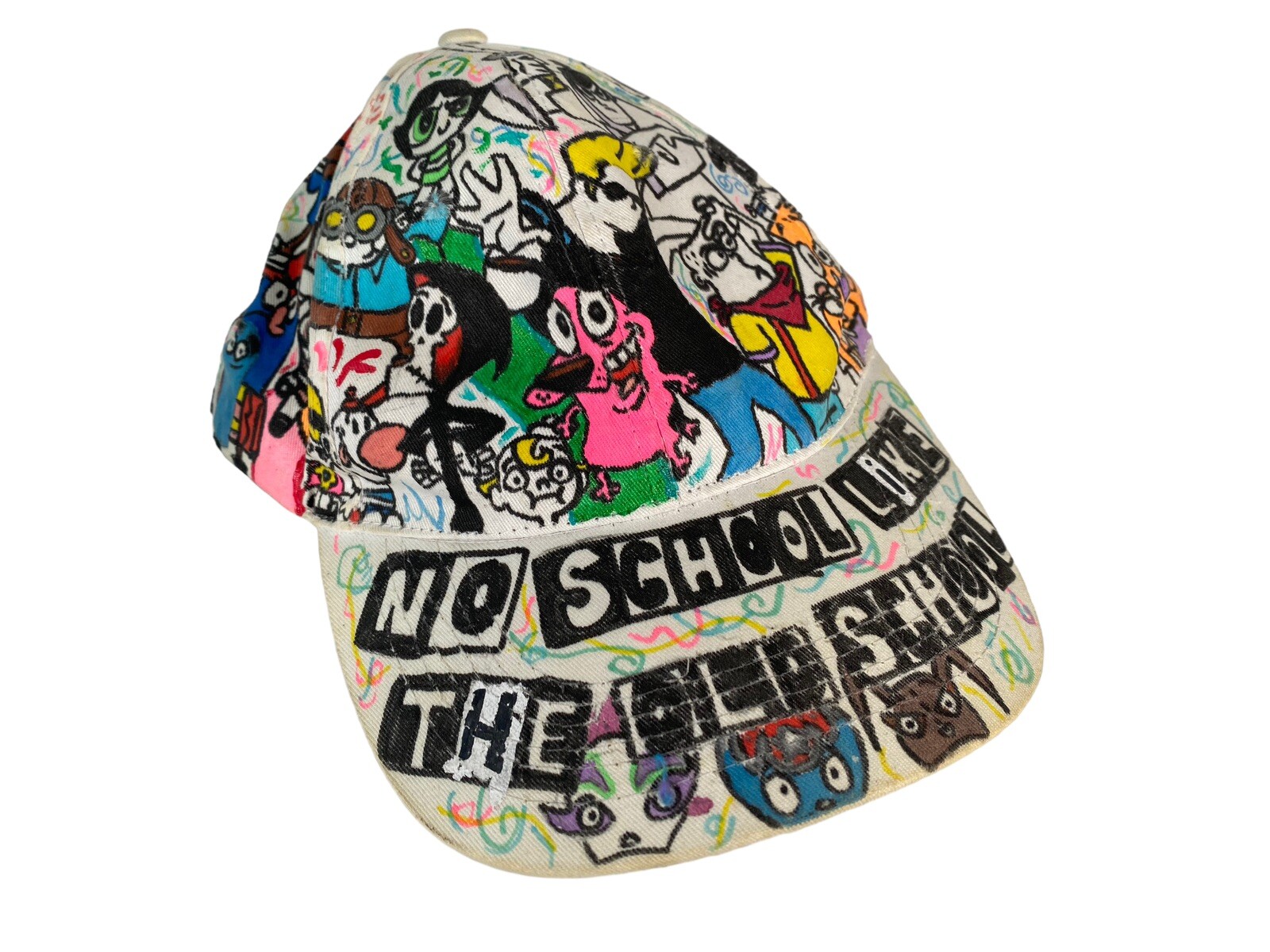 Vintage 2000s CARTOON NETWORK Hand Drawn/Painted Char… - Gem