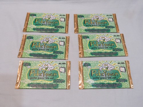 2000 Pukey-Mon Trading Cards, 6 Sealed Packs | eBay