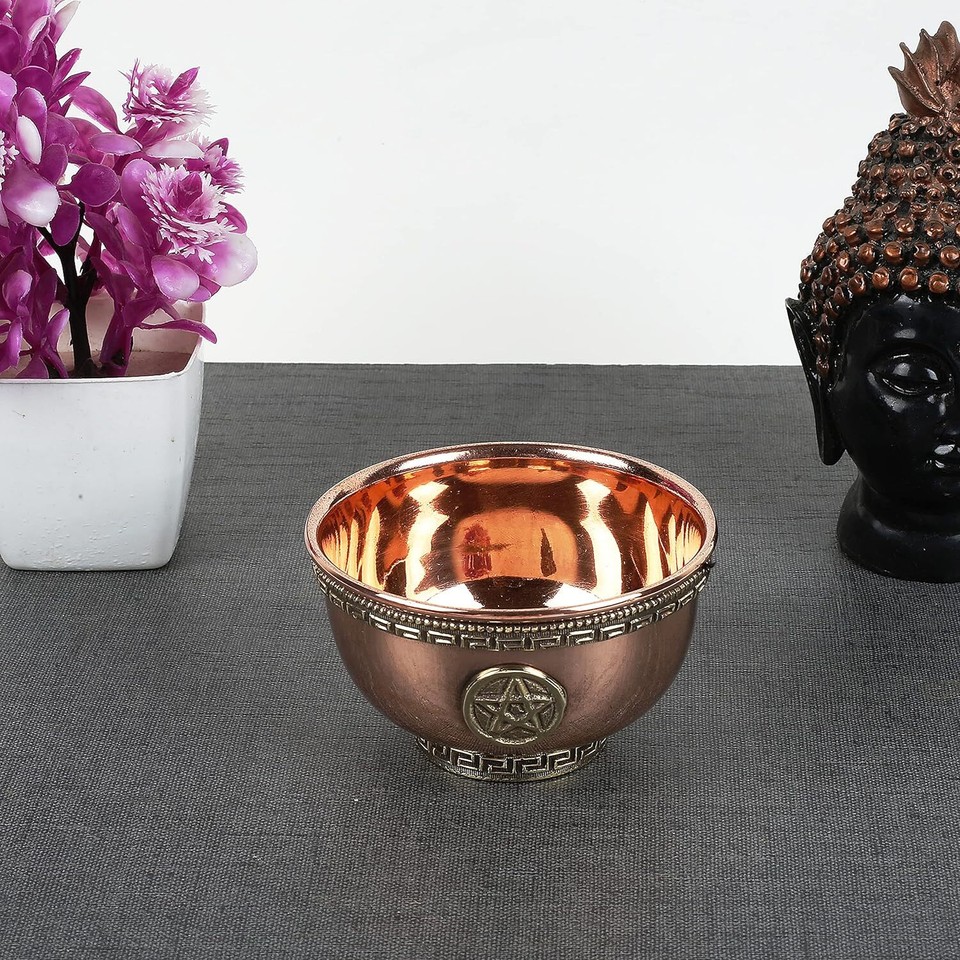Small Copper Bowl Altar Offering or Smudging Bowl Wicca Potions Pagan ...