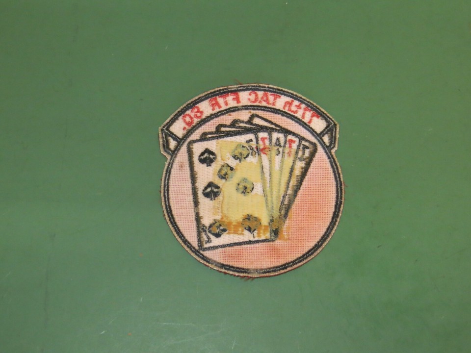 US Air Force 77th Tactical Fighter Squadron Red Uniform Patch | eBay