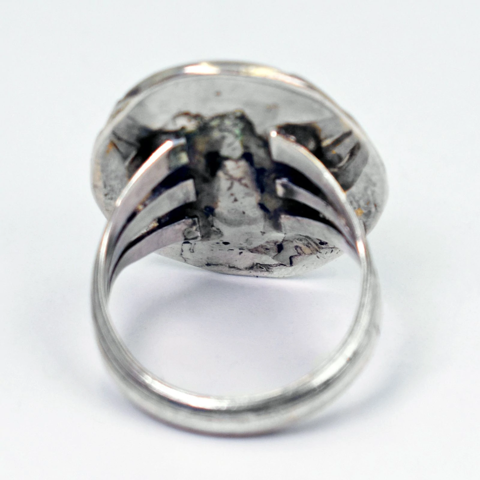 Vicki Orr Vintage Blue Diamond Turquoise Navajo Ring - Size 6.5 | eBay