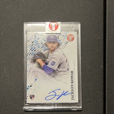 2022 Topps Pristine Encased Jackson Kowar autograph rookie card Royals ...