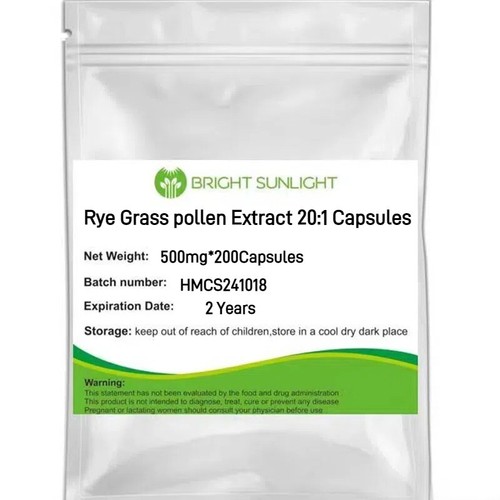 500mg*200Capsules Rye Grass pollen Extract 20:1 Capsules High Quality ...