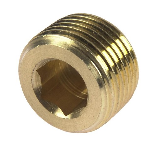Brass Internal Hex Male Blanking Plug with BSPP, BSPT and NPT Threads | eBay