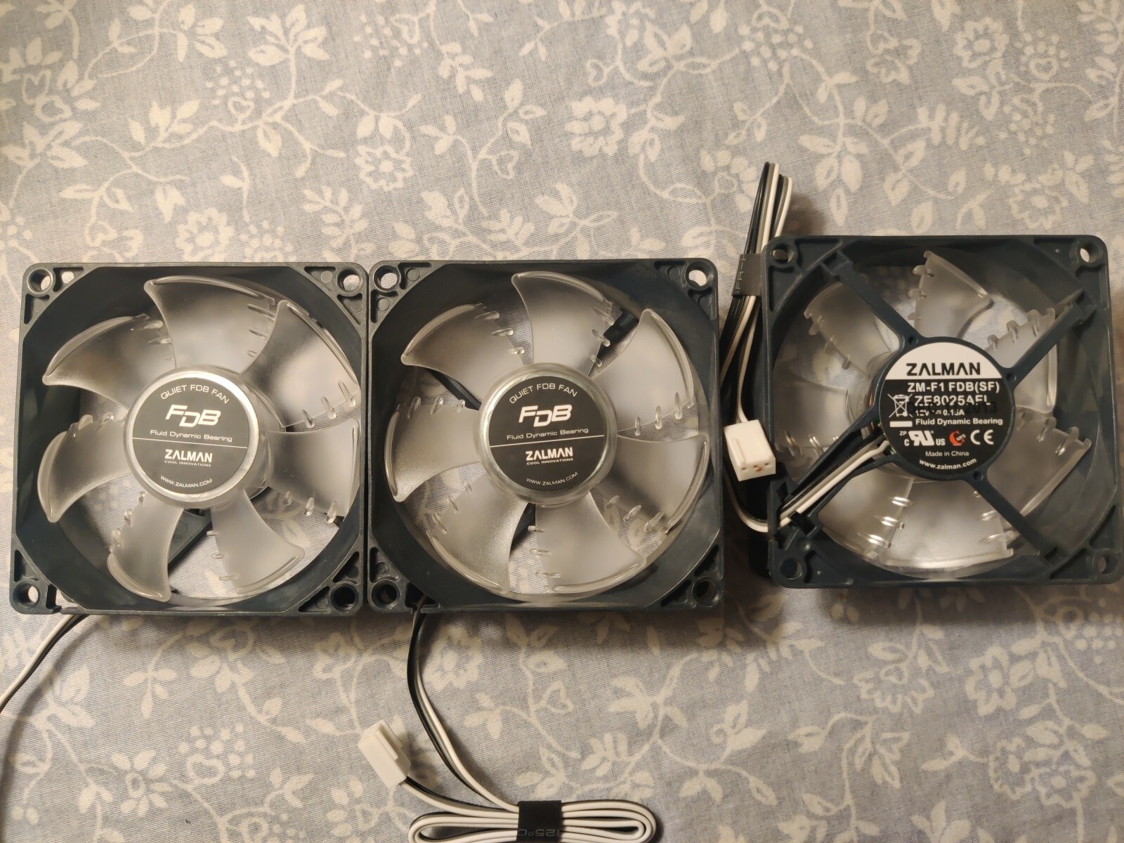 Zalman CPU Fan 80mm 12v 0.15A (Lot Of 3) | eBay