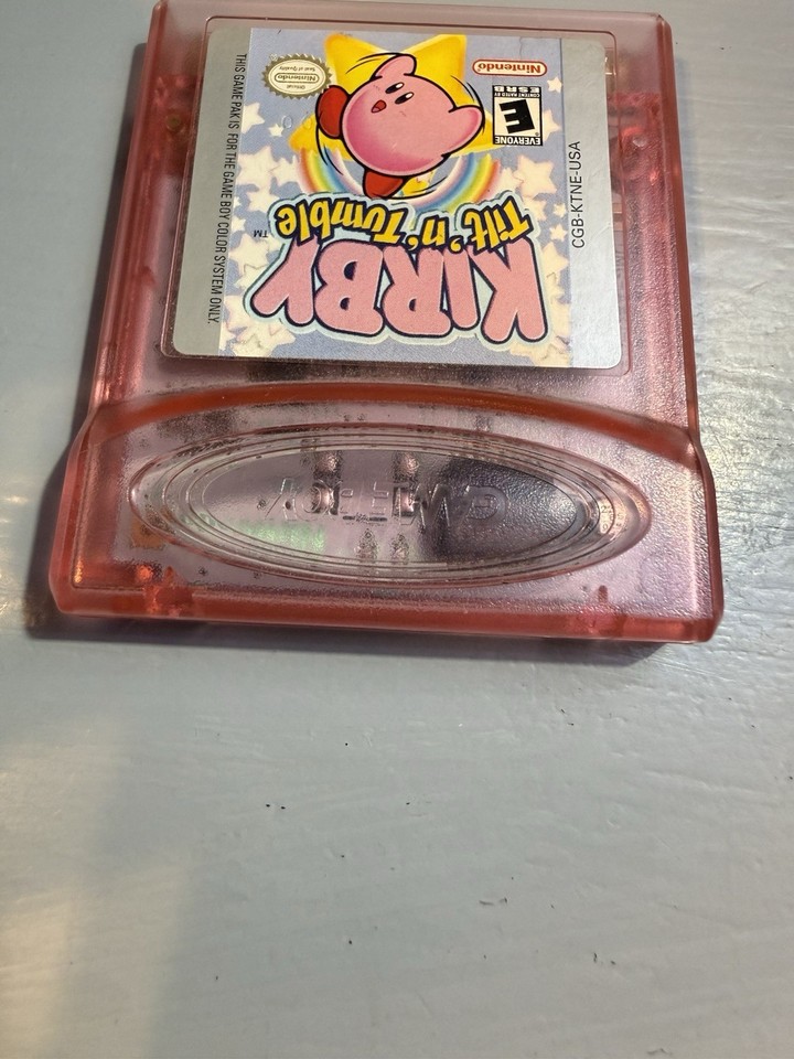 Kirby Tilt 'n' Tumble for Nintendo Game Boy Color Authentic Tested ...