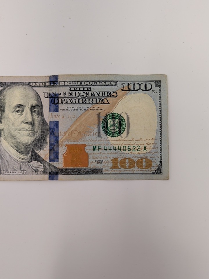 Series 2013 100 Dollar Bill Repeater Note Serial Number MF44440622A | eBay