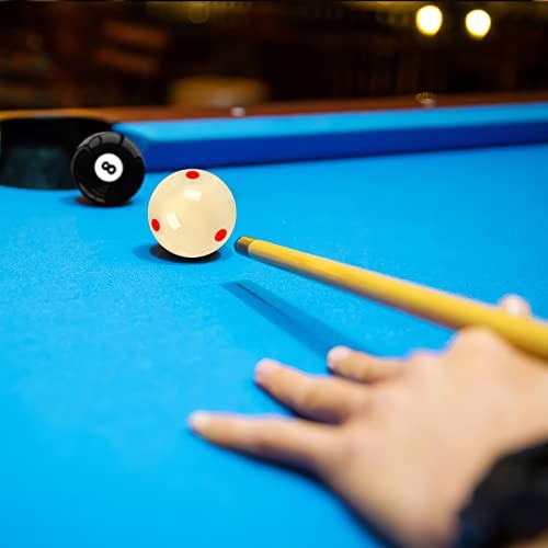 2 Pack AAA-Grade Pro-Cup Billiard Cue Ball or Billiard #8 Ball Red Dot ...