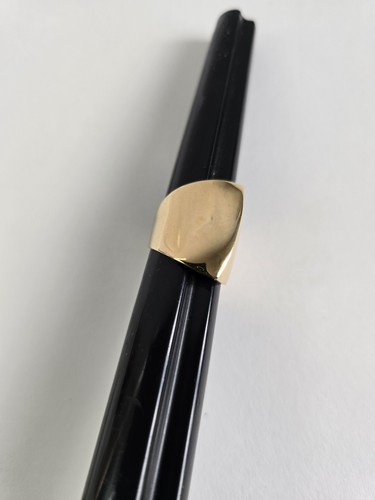 18K Solid Gold Sharp Edge Ring / Estate | eBay