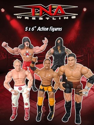 TNA Wrestling 5 x 6" action Figures WWE WWF | eBay UK