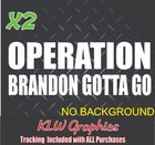 Brandon Pro God Gun Life Flag American Rights Car Decal Bumper Sticker ...